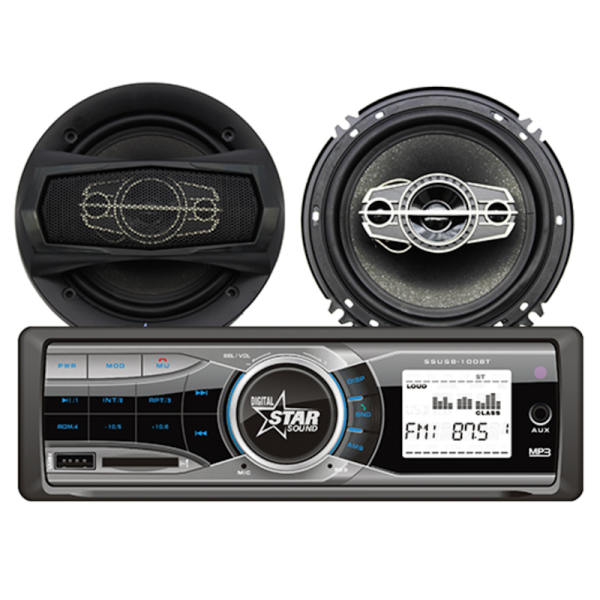 Starsound SS -600D Bluetooth radio and 6.5inch speaker Combo ...