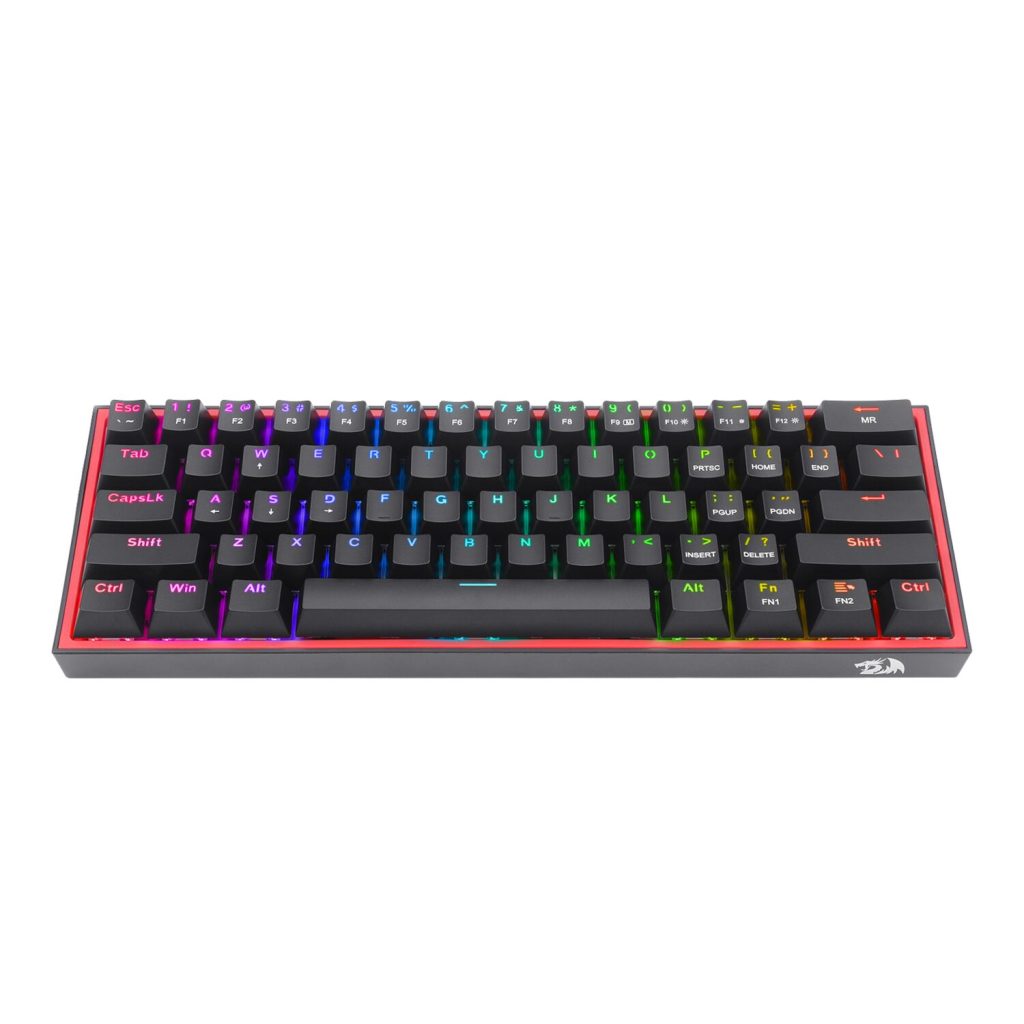 Redragon K617 FIZZ 60% Wired RGB Gaming Keyboard – Black – Soundtech Online