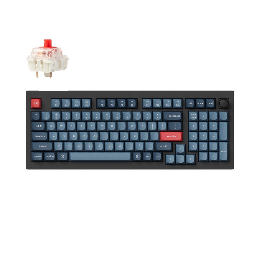 Keychron V5 Max Wireless Custom Keyboard – RED Switch – Soundtech Online