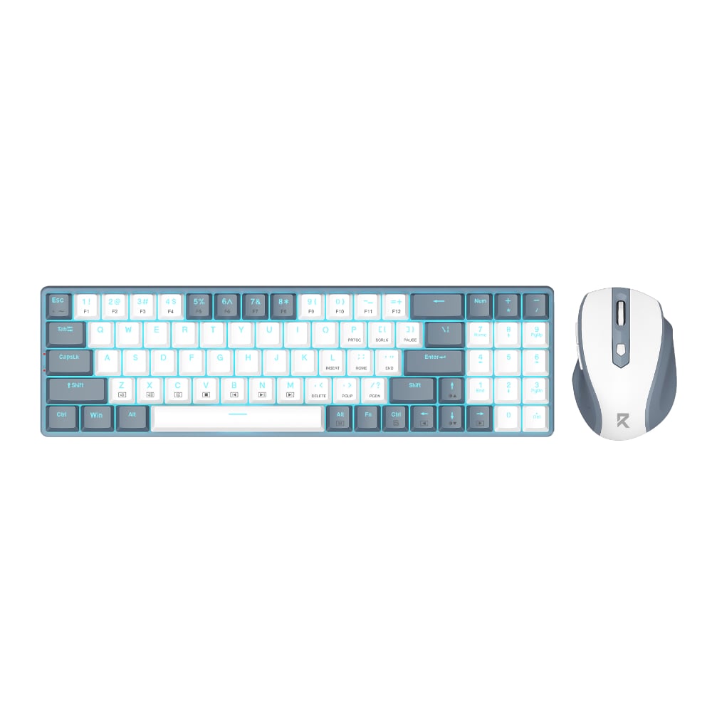Redragon BS8772 Wireless Keyboard and Mouse Combo – Grey/White ...