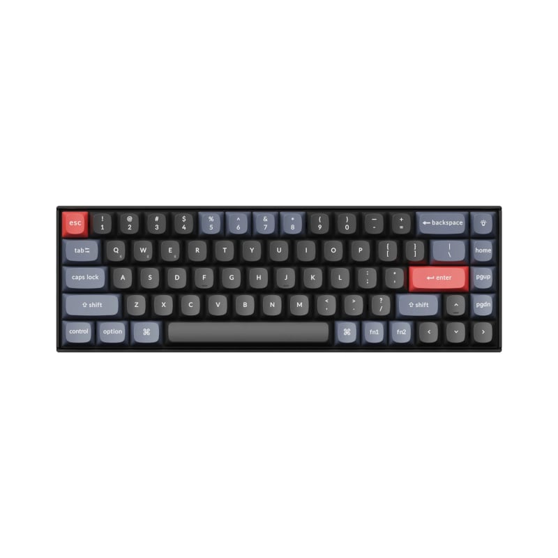 Keychron K6 Pro 65% Red G Pro Switches RGB Wireless Keyboard – Black ...
