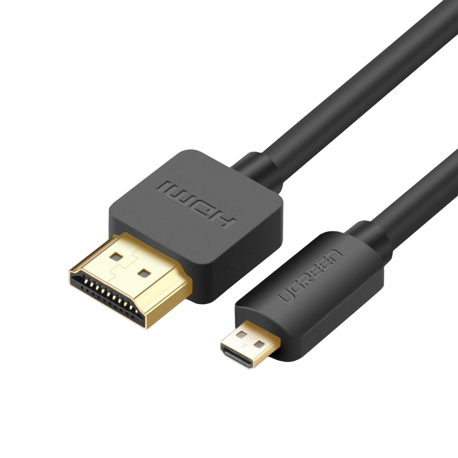 UGreen HD127 Micro HDMI to HDMI 2.0 Cable 1.5M – Black – Soundtech Online