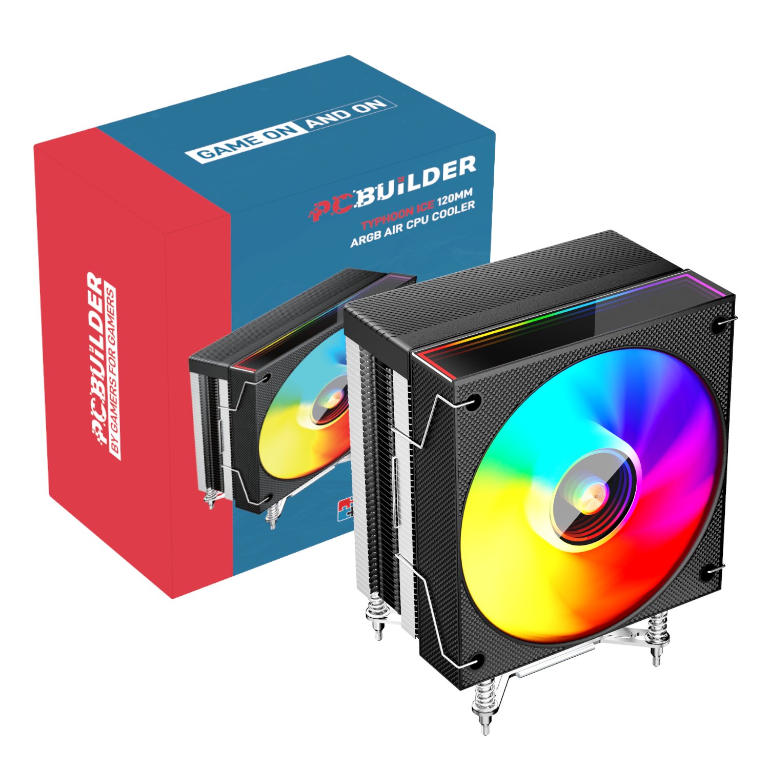 PCBUILDER CPU FAN TYPHOON ICE 120MM ARGB – Soundtech Online